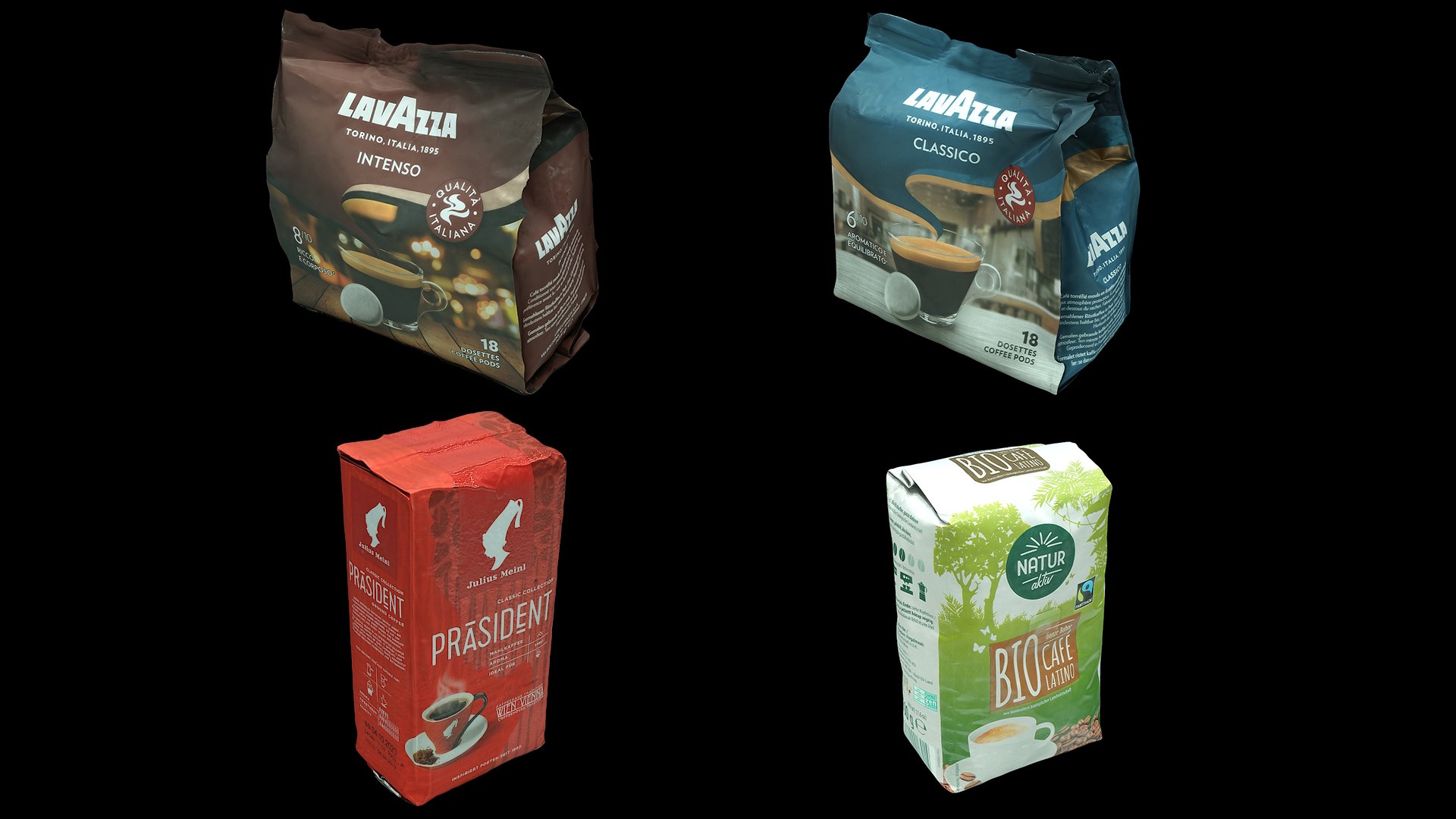 3D coffee packaging model - TurboSquid 1601707