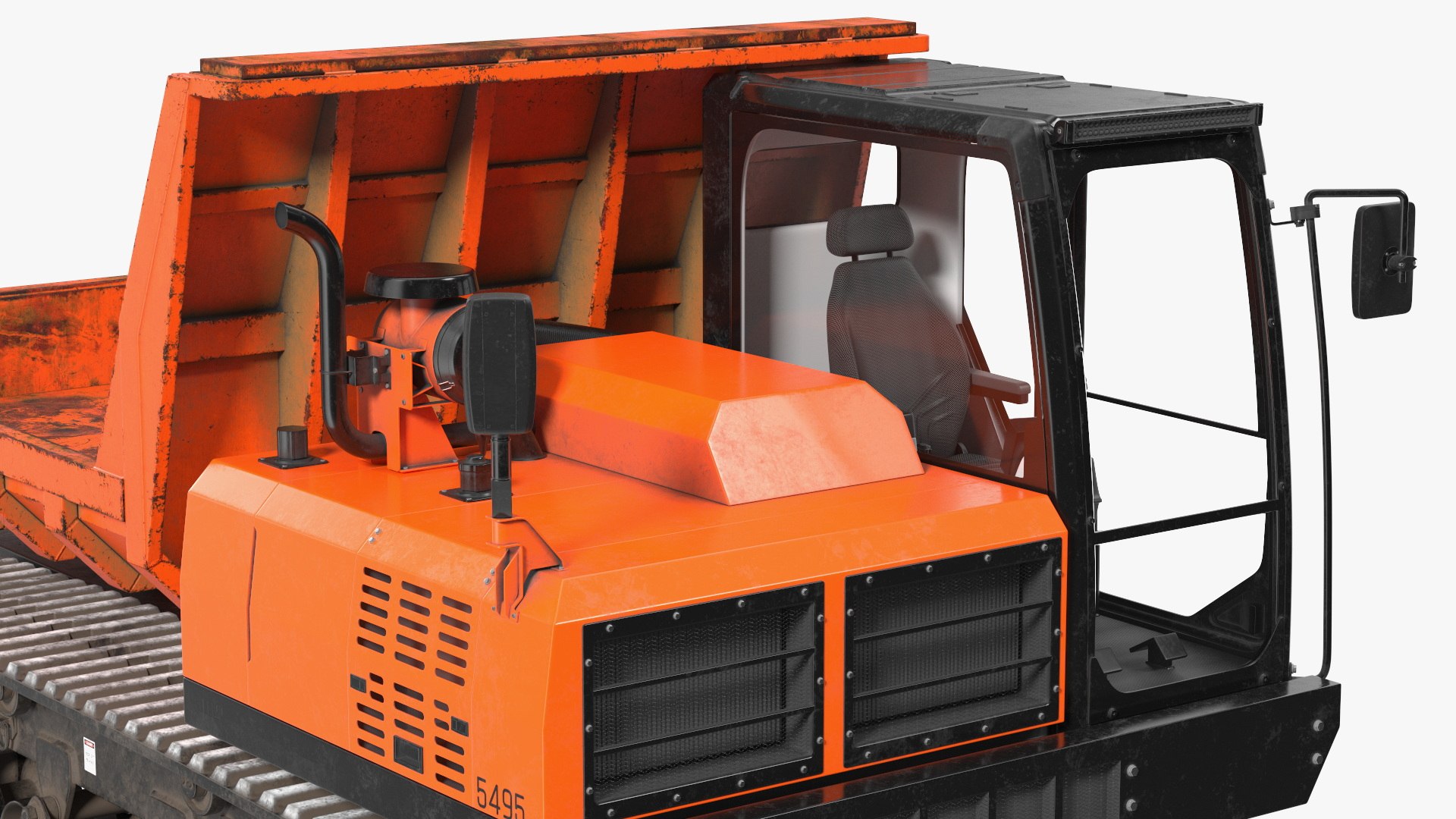 Rubber Tracked Dumper Old Rigged 3D - TurboSquid 2154554