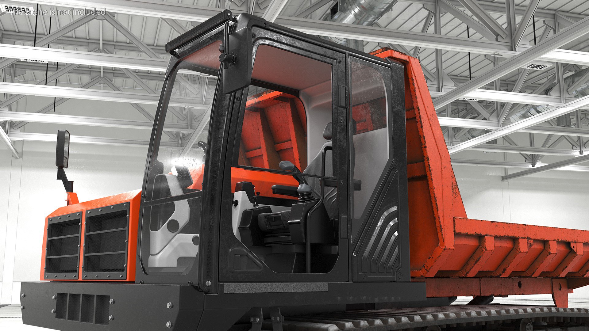 Rubber Tracked Dumper Old Rigged 3D - TurboSquid 2154554