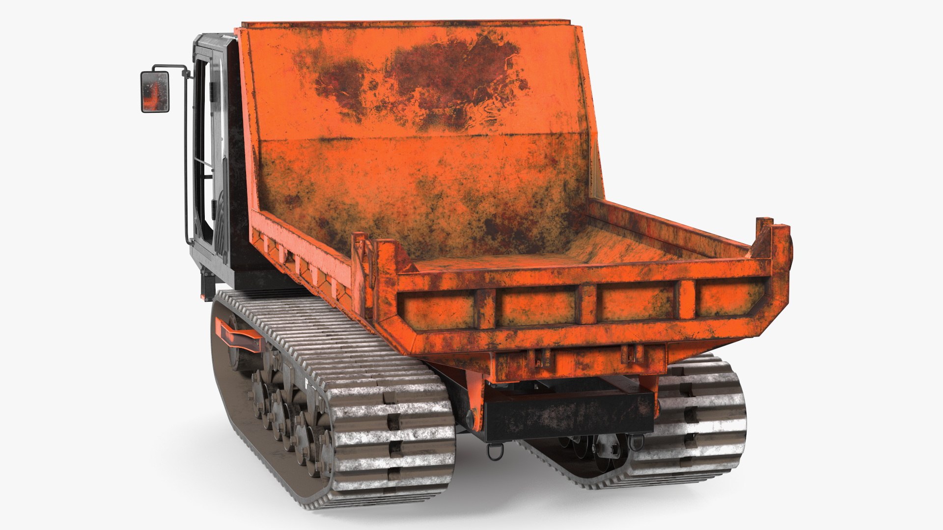 Rubber Tracked Dumper Old Rigged 3D - TurboSquid 2154554