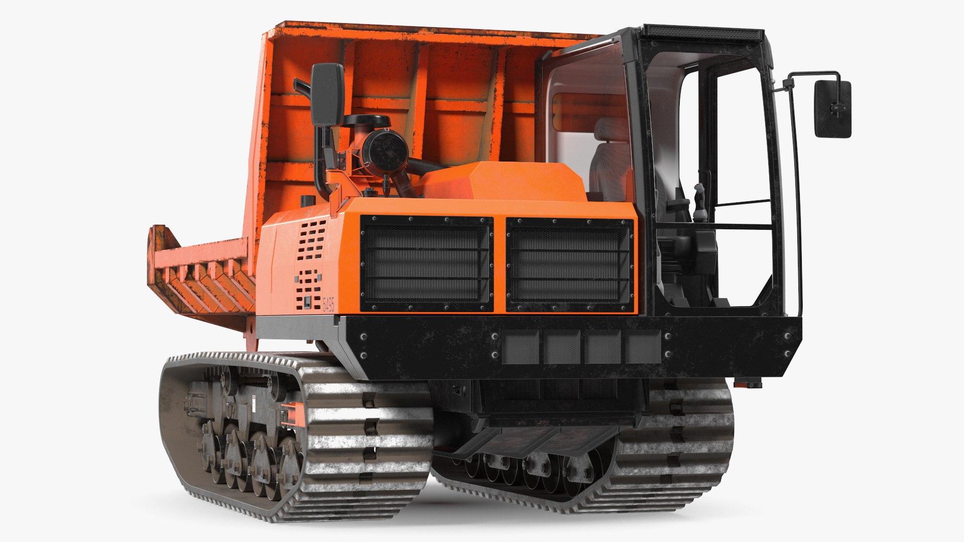 Rubber Tracked Dumper Old Rigged 3D - TurboSquid 2154554