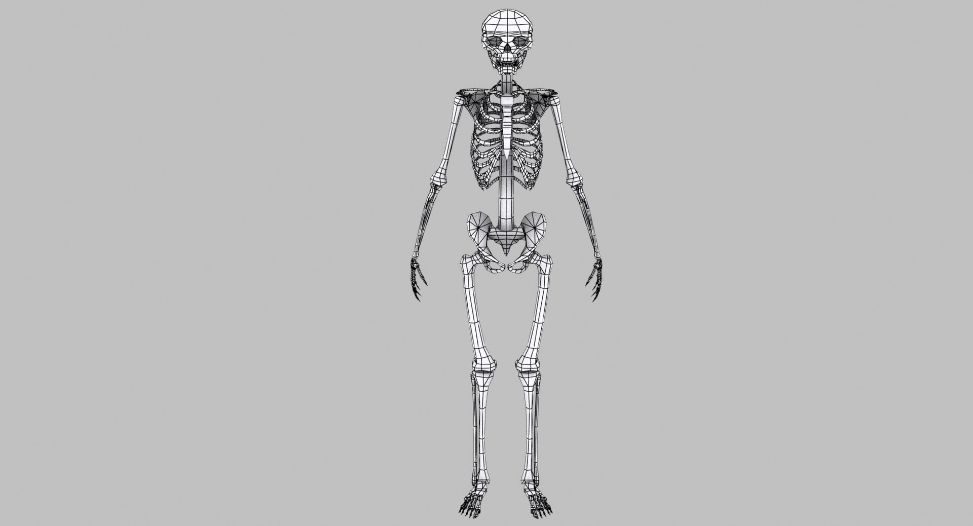 Skeleton Ready 3d 3ds