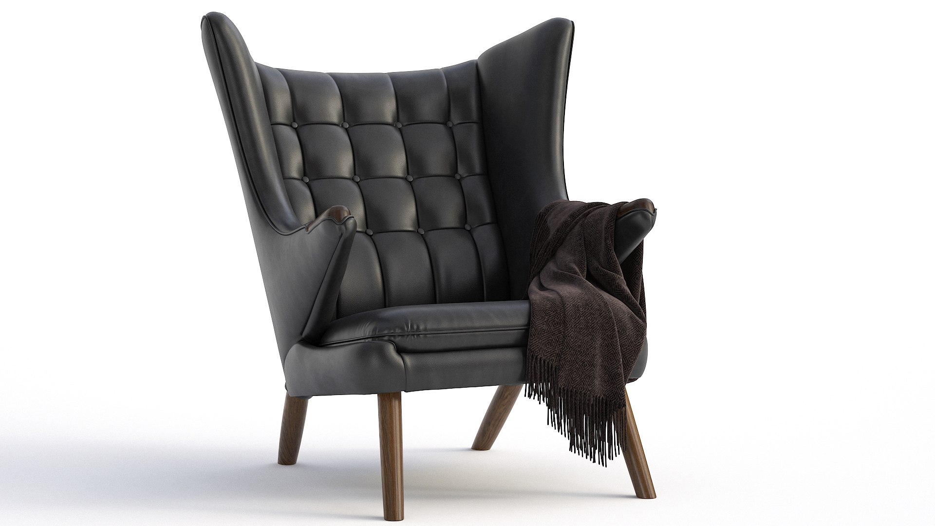 3D Papa Bear Chair Model - TurboSquid 1953389