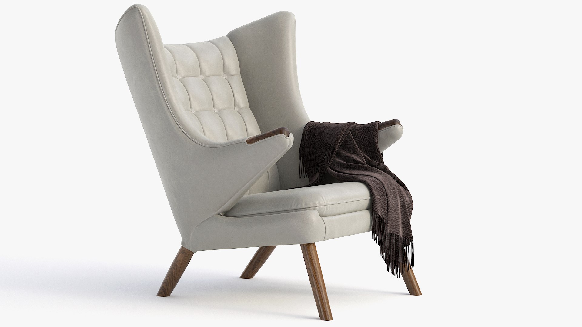 3D Papa Bear Chair Model - TurboSquid 1953389