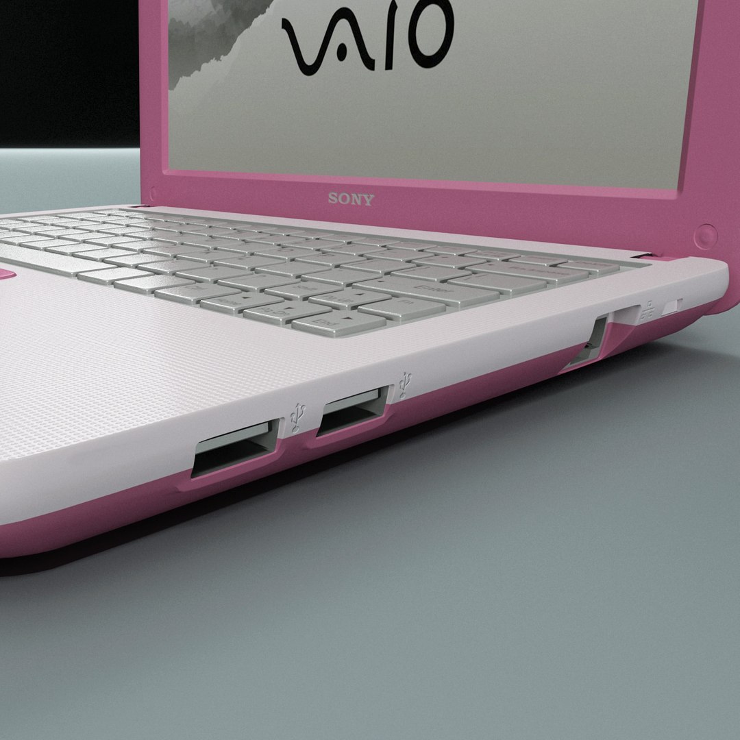 Max Laptop Sony Vaio Pink