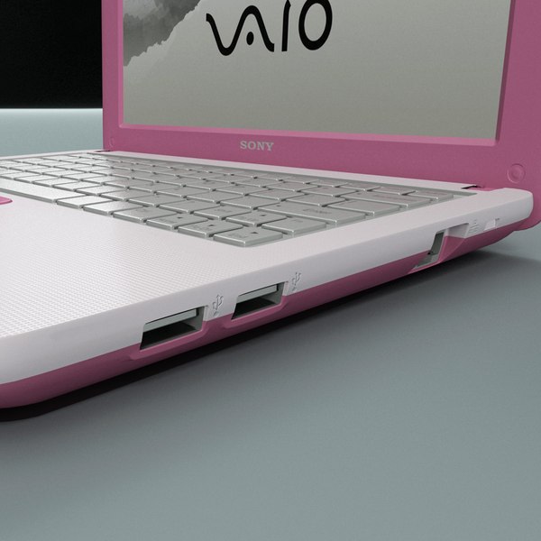 max laptop sony vaio pink