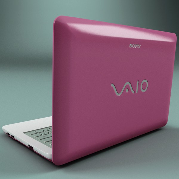max laptop sony vaio pink