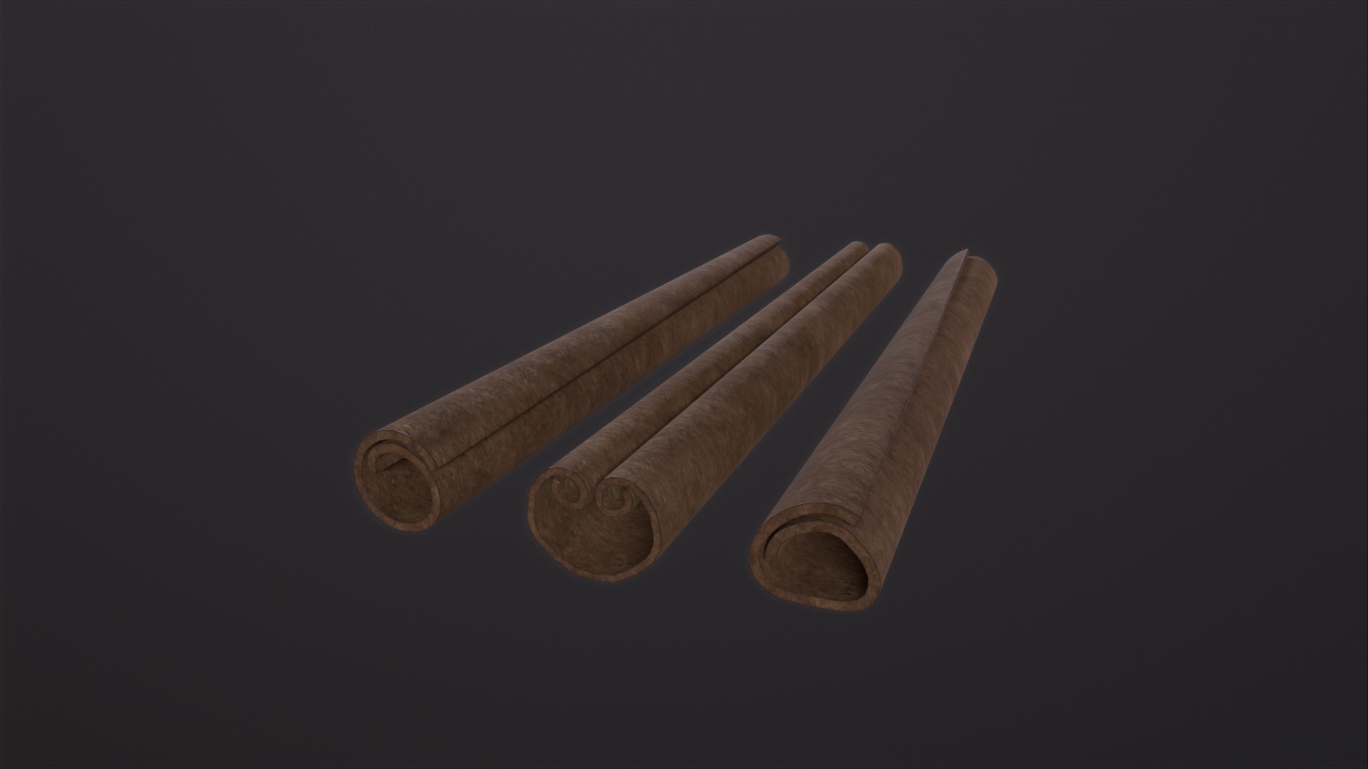 Cinnamon Sticks 3D Model - TurboSquid 2115751