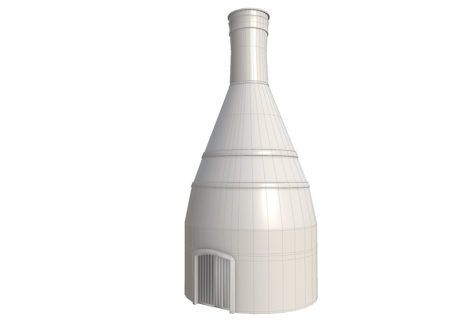 Brick Pottery Kiln 3D model - TurboSquid 2154737