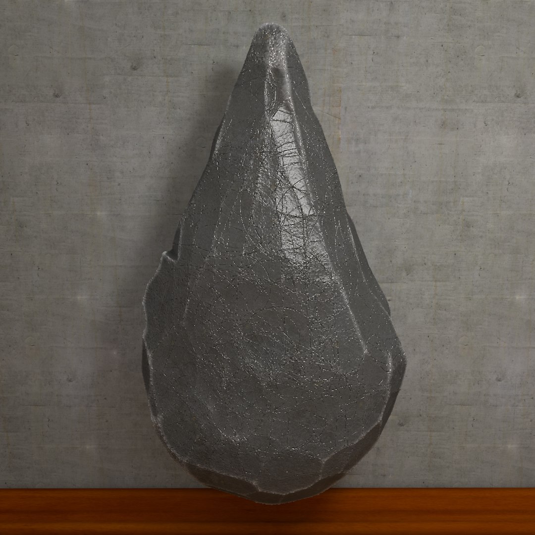 Obj Prehistoric Biface Hand