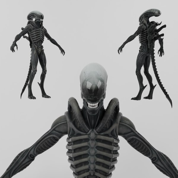 Xenomorph Lowpoly Rigged Modelo 3D - TurboSquid 2034093