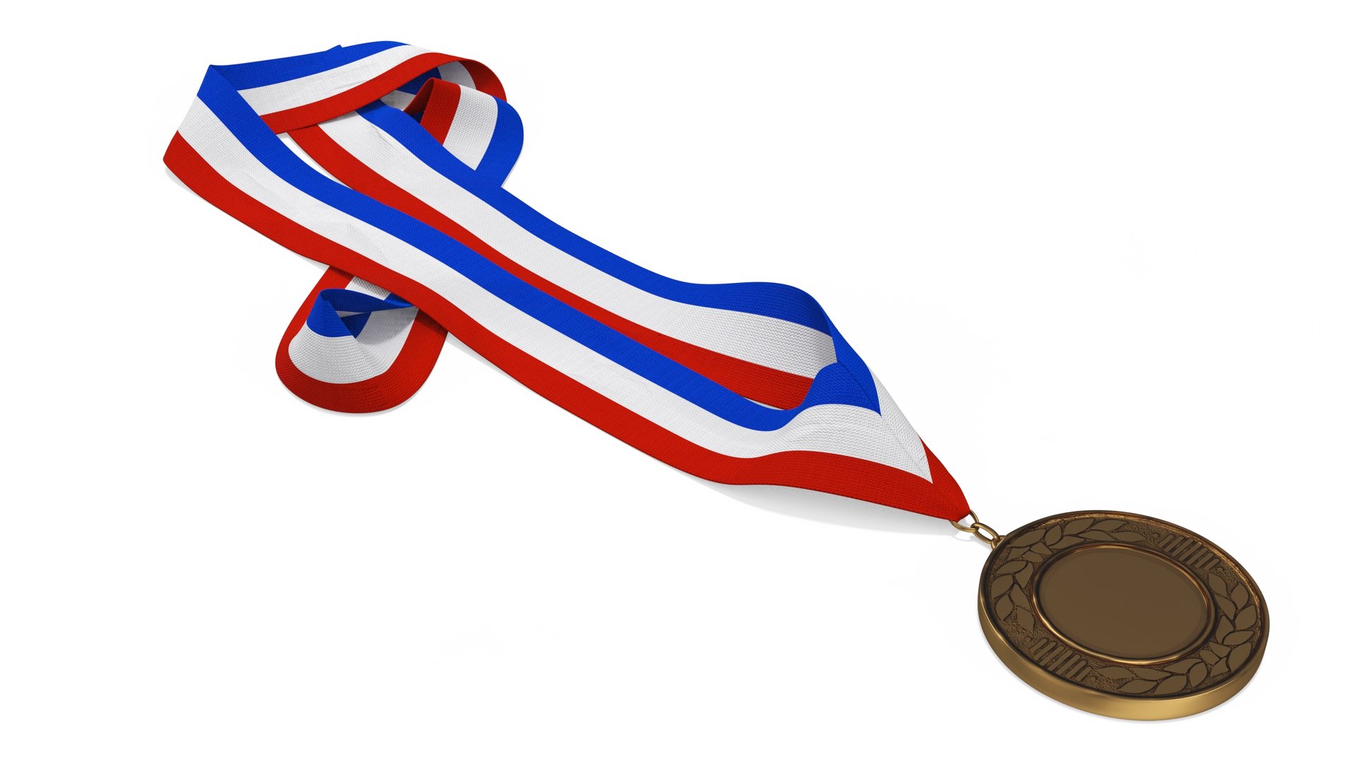 Achievement Award Medal With Ribbon 3D Model - TurboSquid 2206100