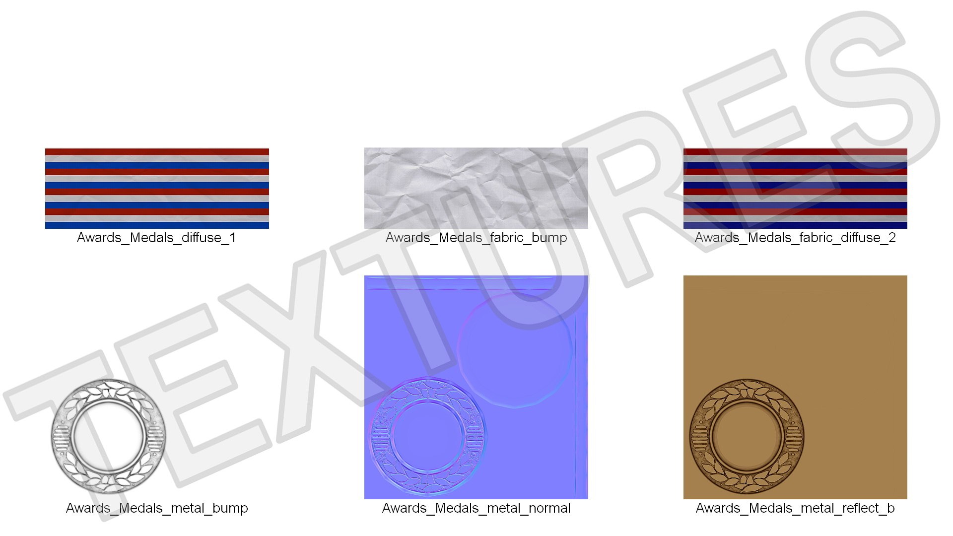 Achievement Award Medal With Ribbon 3D Model - TurboSquid 2206100