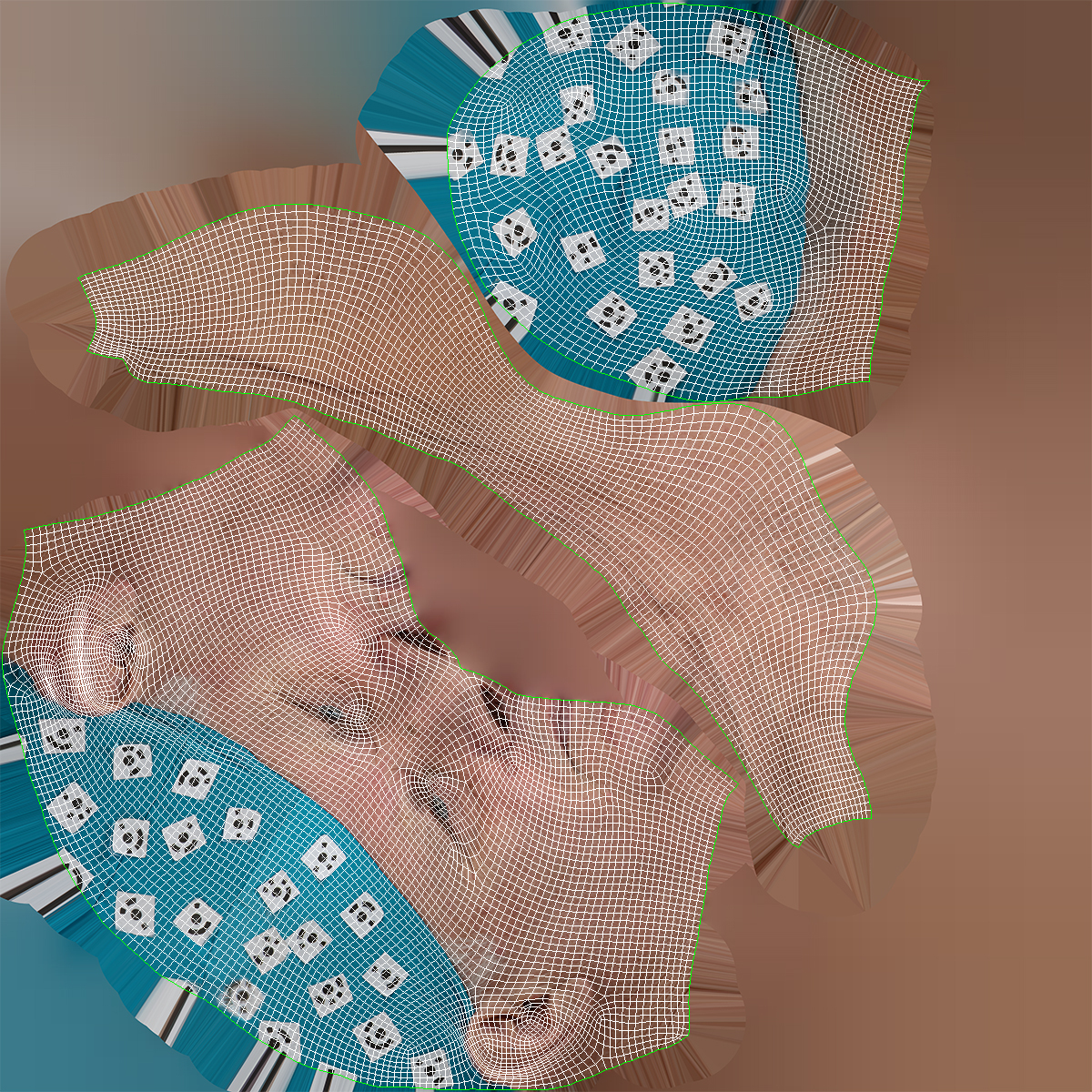 3D Homer Human Head Inner Brow Raiser AU1 Clean Scan - TurboSquid 1757666