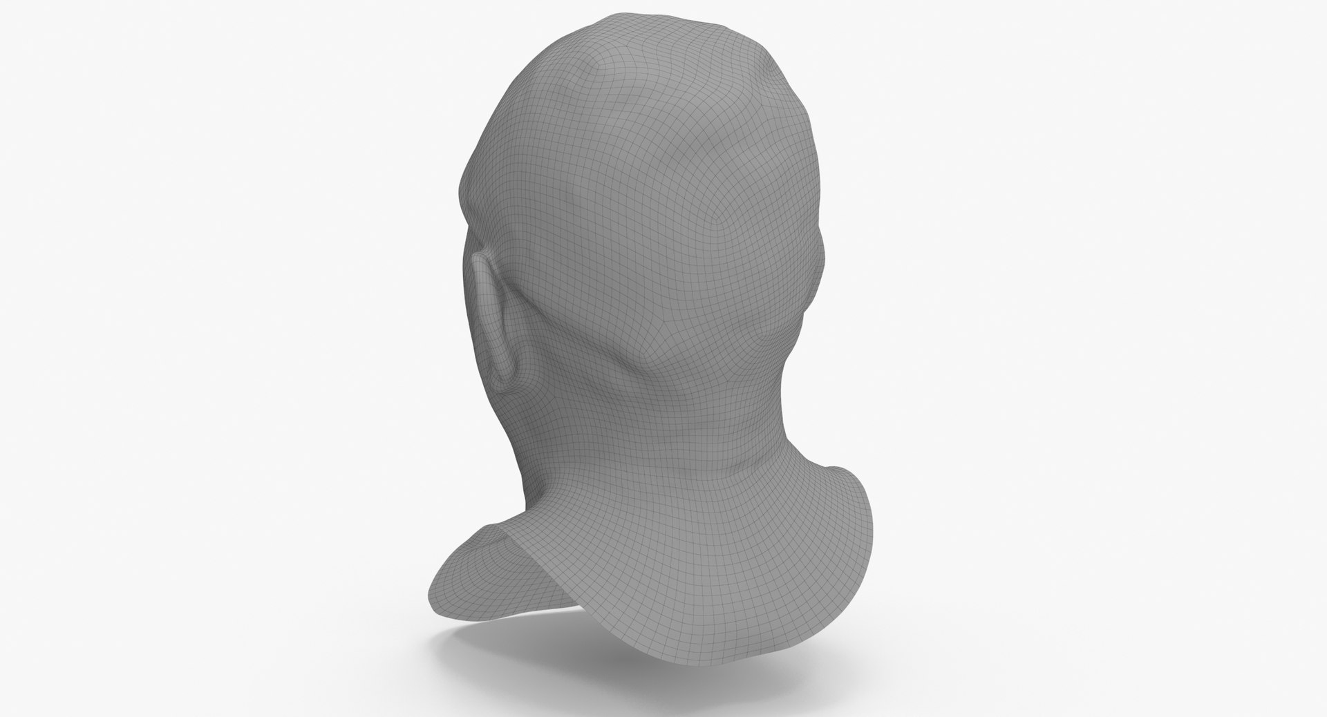 3D Homer Human Head Inner Brow Raiser AU1 Clean Scan - TurboSquid 1757666