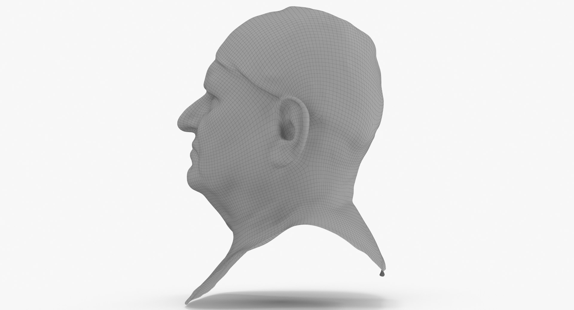 3D Homer Human Head Inner Brow Raiser AU1 Clean Scan - TurboSquid 1757666