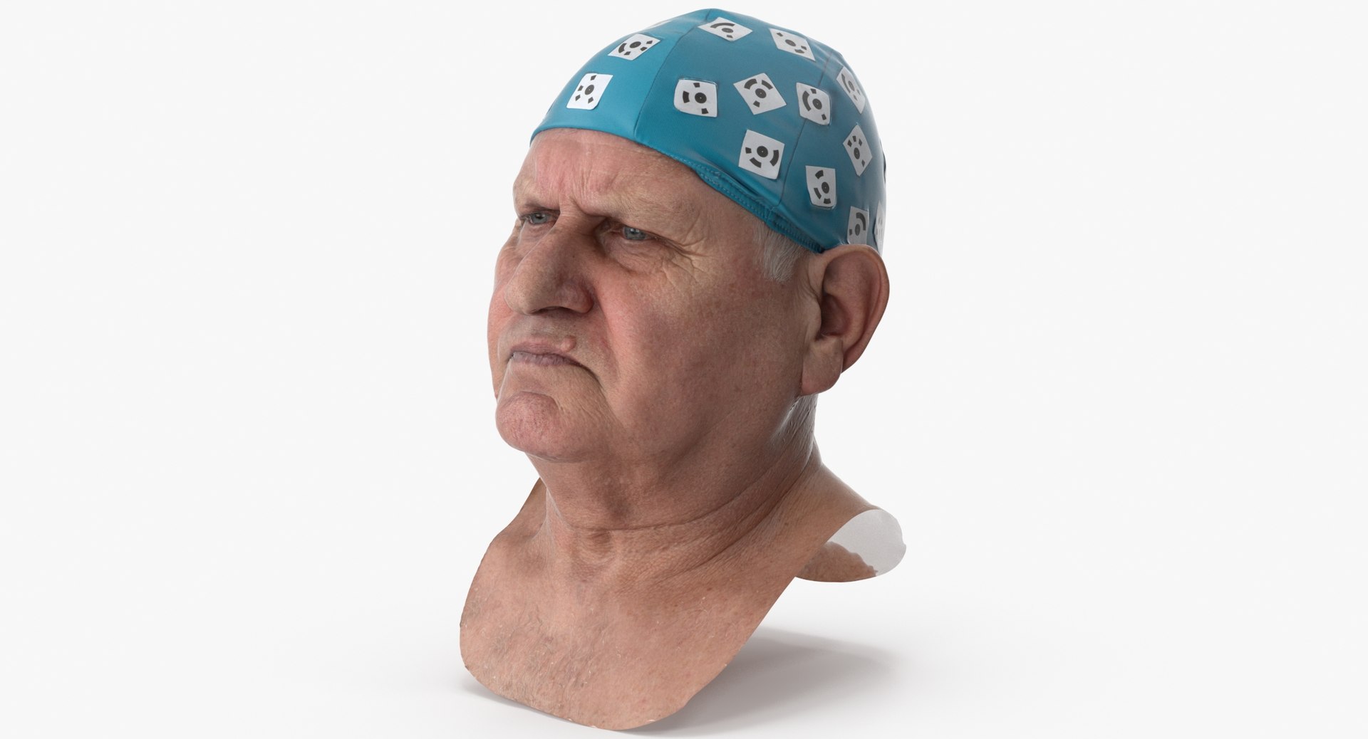 3D Homer Human Head Inner Brow Raiser AU1 Clean Scan - TurboSquid 1757666