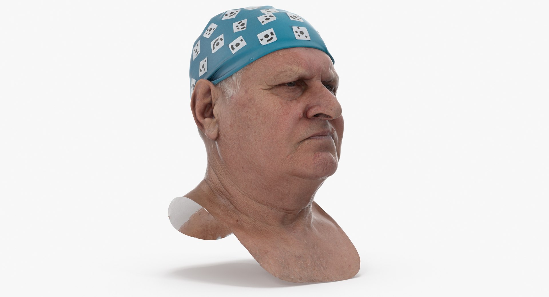 3D Homer Human Head Inner Brow Raiser AU1 Clean Scan - TurboSquid 1757666