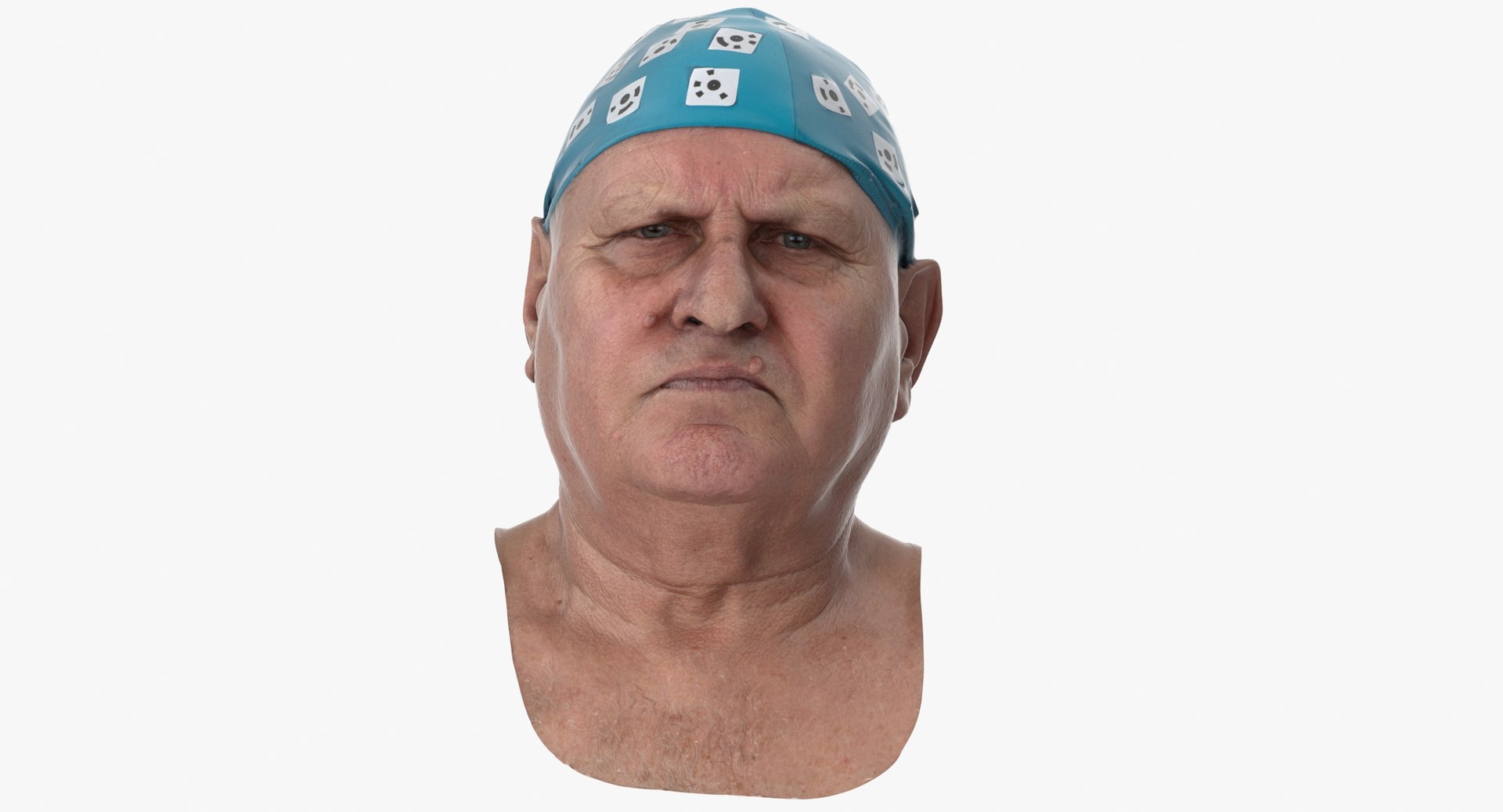 3D Homer Human Head Inner Brow Raiser AU1 Clean Scan - TurboSquid 1757666