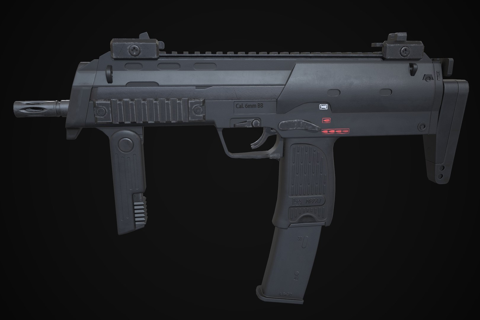 MP7 A1 3D Model - TurboSquid 1818992