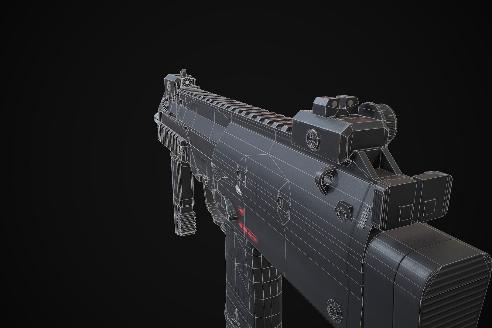 MP7 A1 3D Model - TurboSquid 1818992