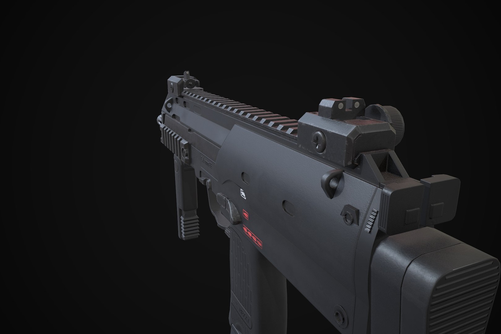 MP7 A1 3D Model - TurboSquid 1818992