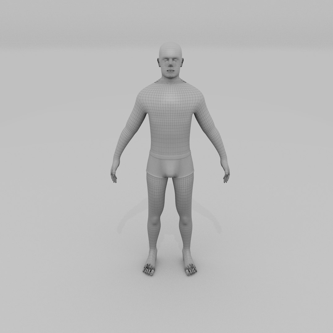 3d Human Male 8k Model