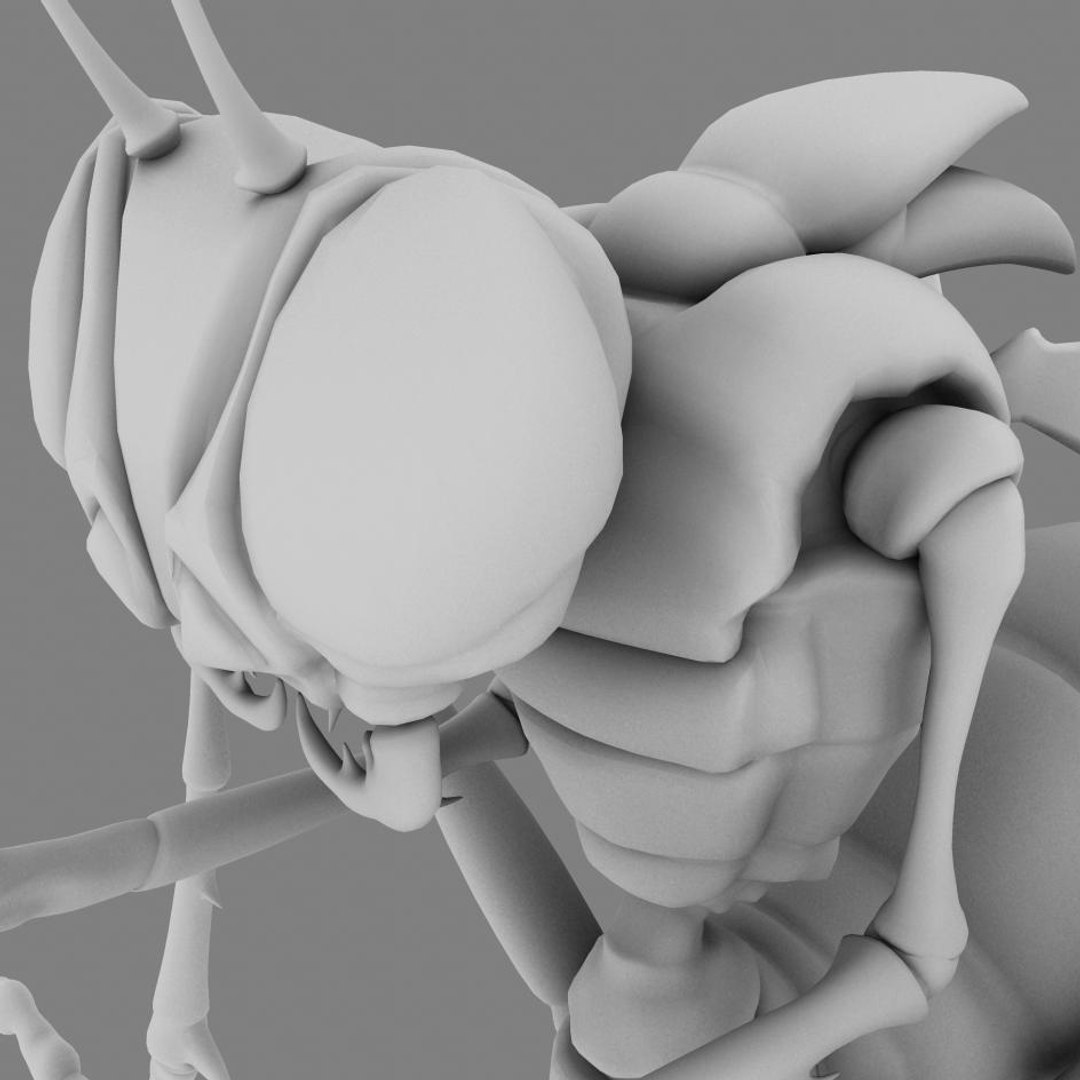 praying mantis 3d model