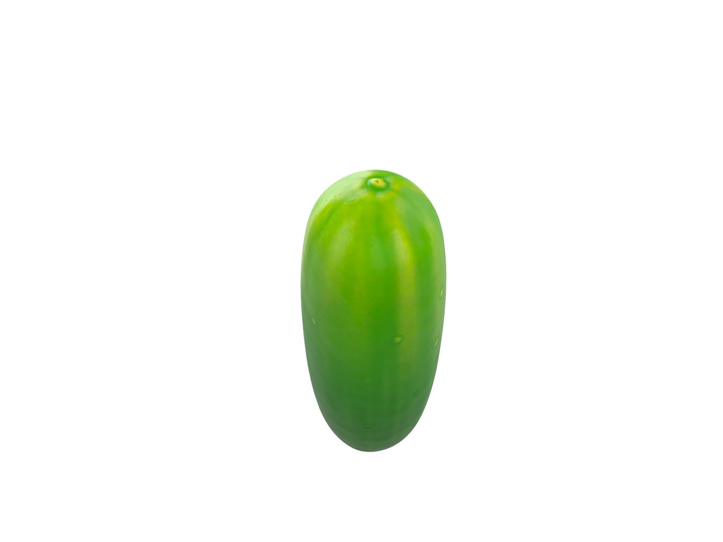 Cucumber Cartoon 3D Model - TurboSquid 1494507