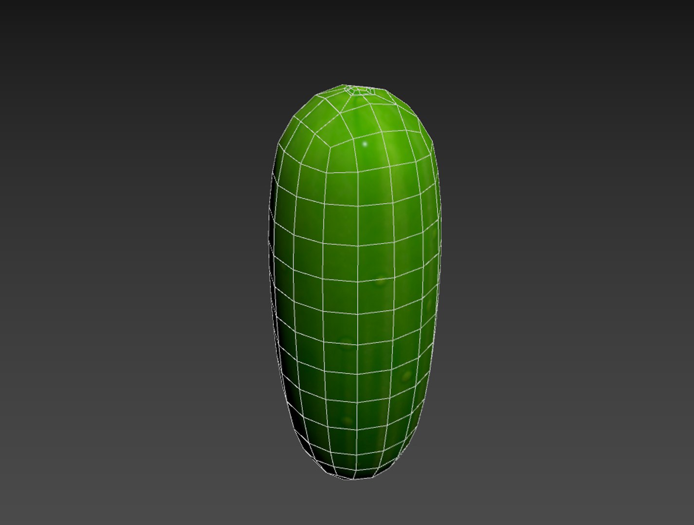 Cucumber Cartoon 3D Model - TurboSquid 1494507