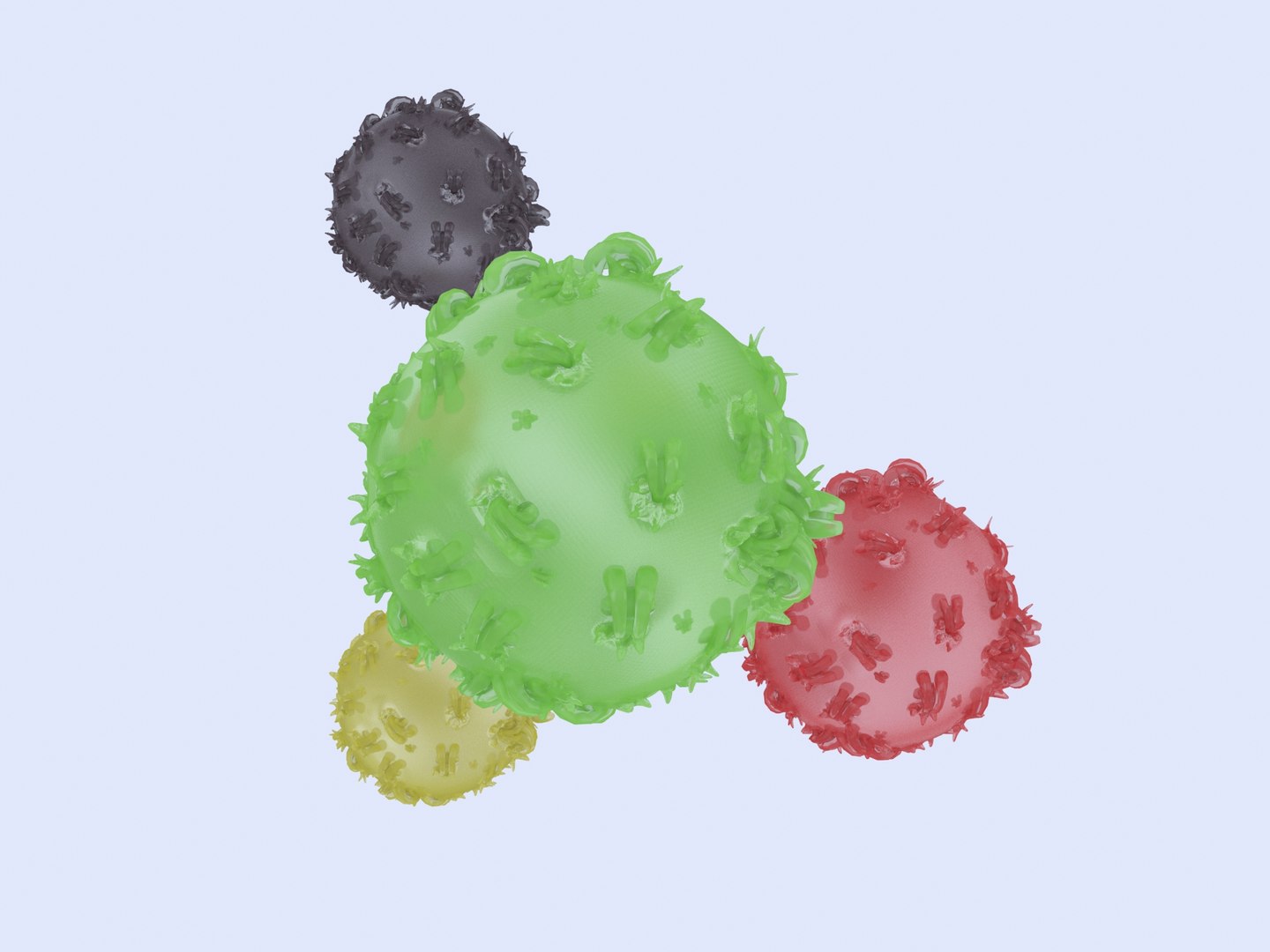 Virus Animation 3D Model - TurboSquid 1518614