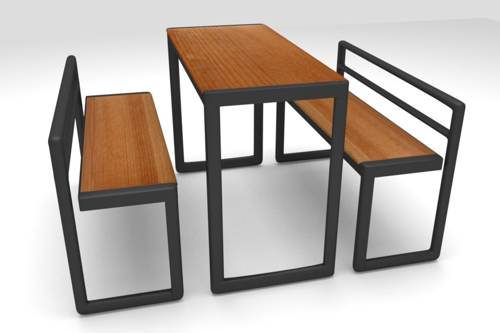 3d bench model