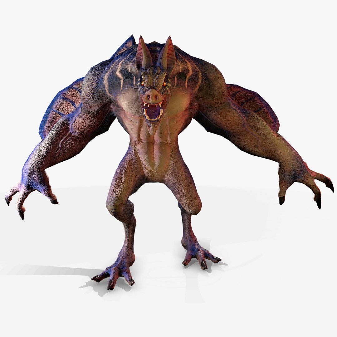 3D Model Creature Bat - TurboSquid 1881241