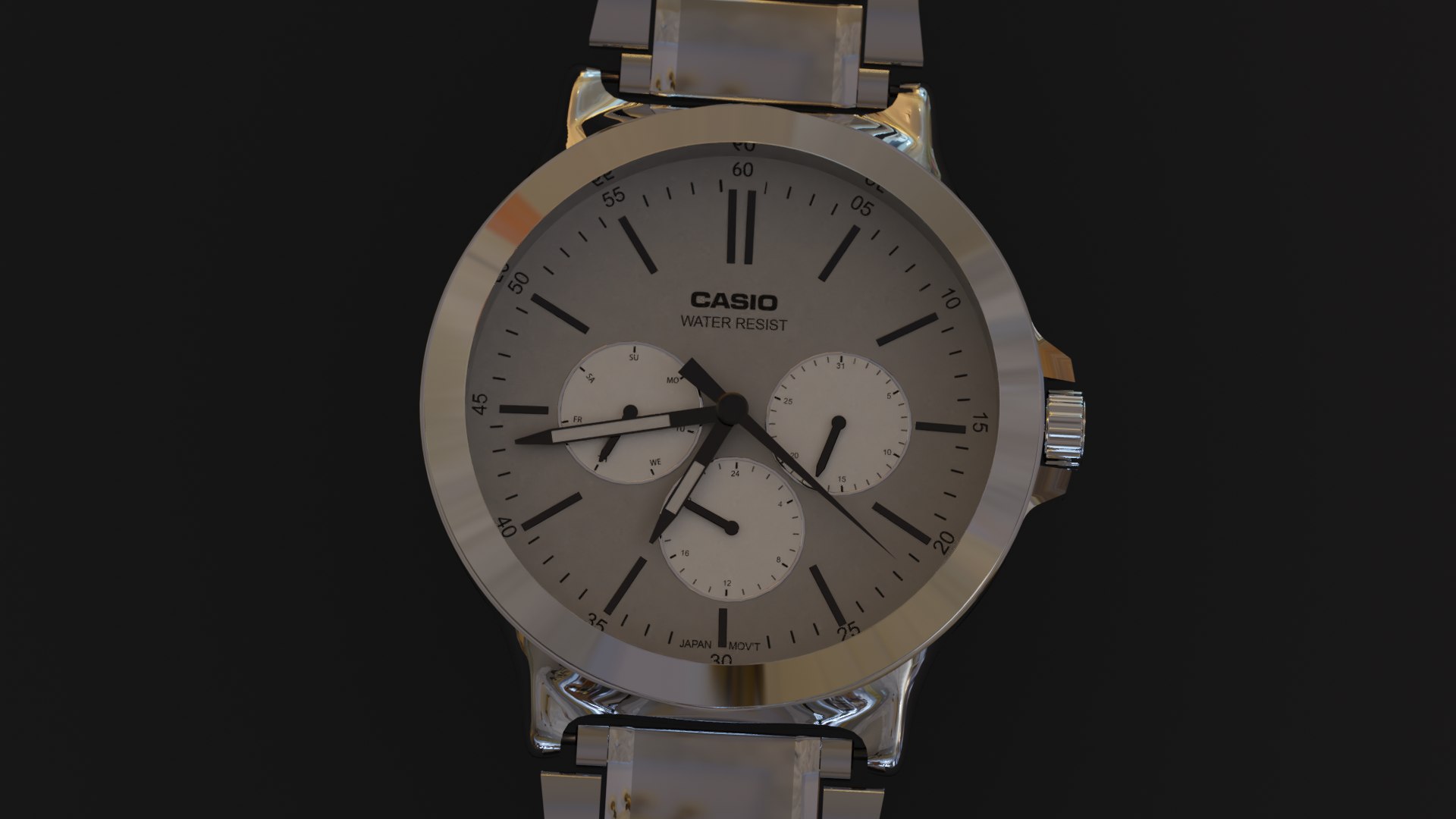 Casio Watch 3D Model - TurboSquid 1749980