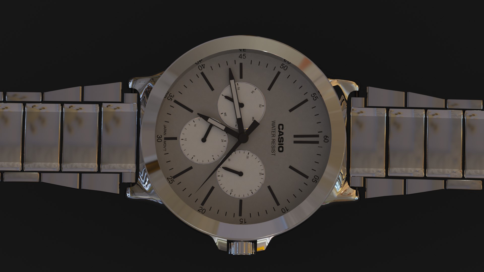 Casio Watch 3D Model - TurboSquid 1749980