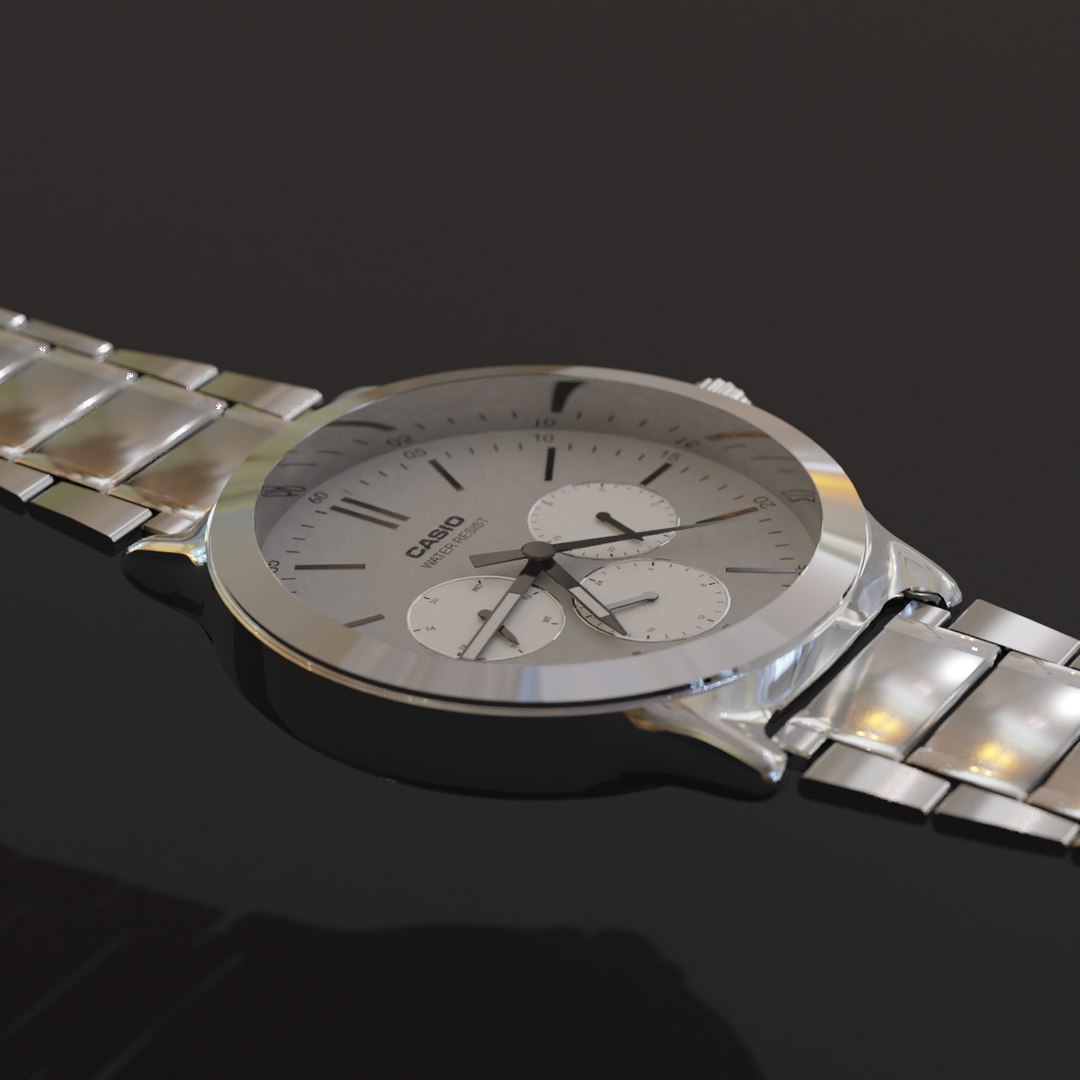 Casio Watch 3D Model - TurboSquid 1749980