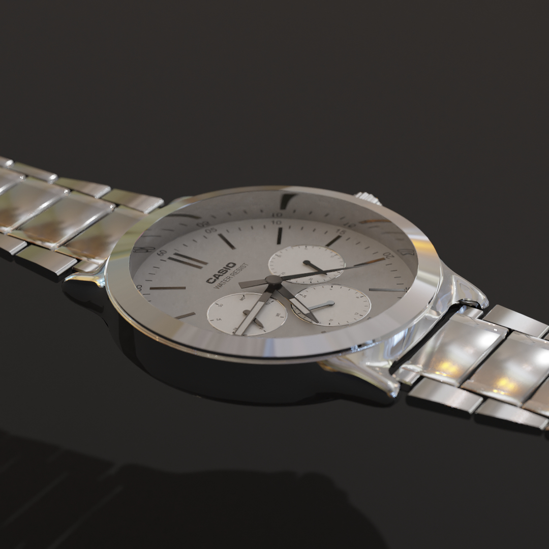 Casio watch 3D model - TurboSquid 1749980