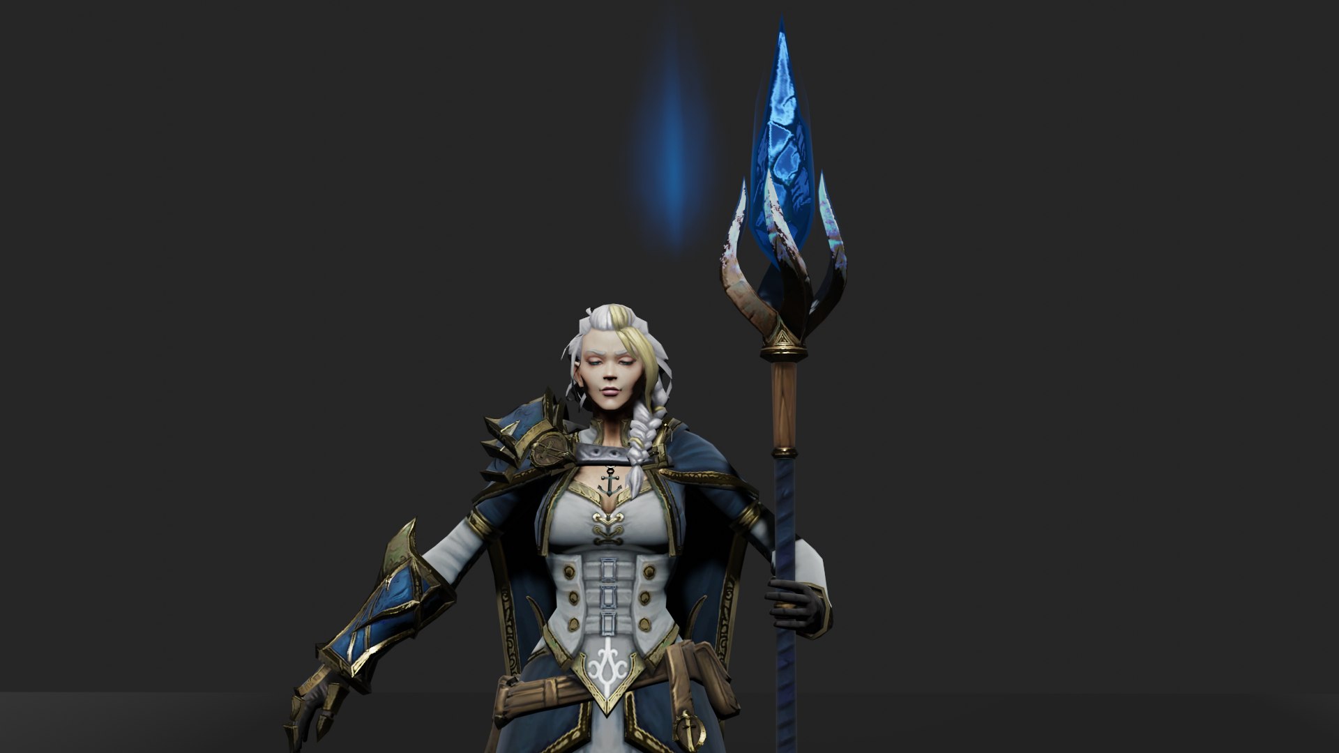 3D Model WOW Jaina Proudmoore 3D Model - Fully Textured Printable ...