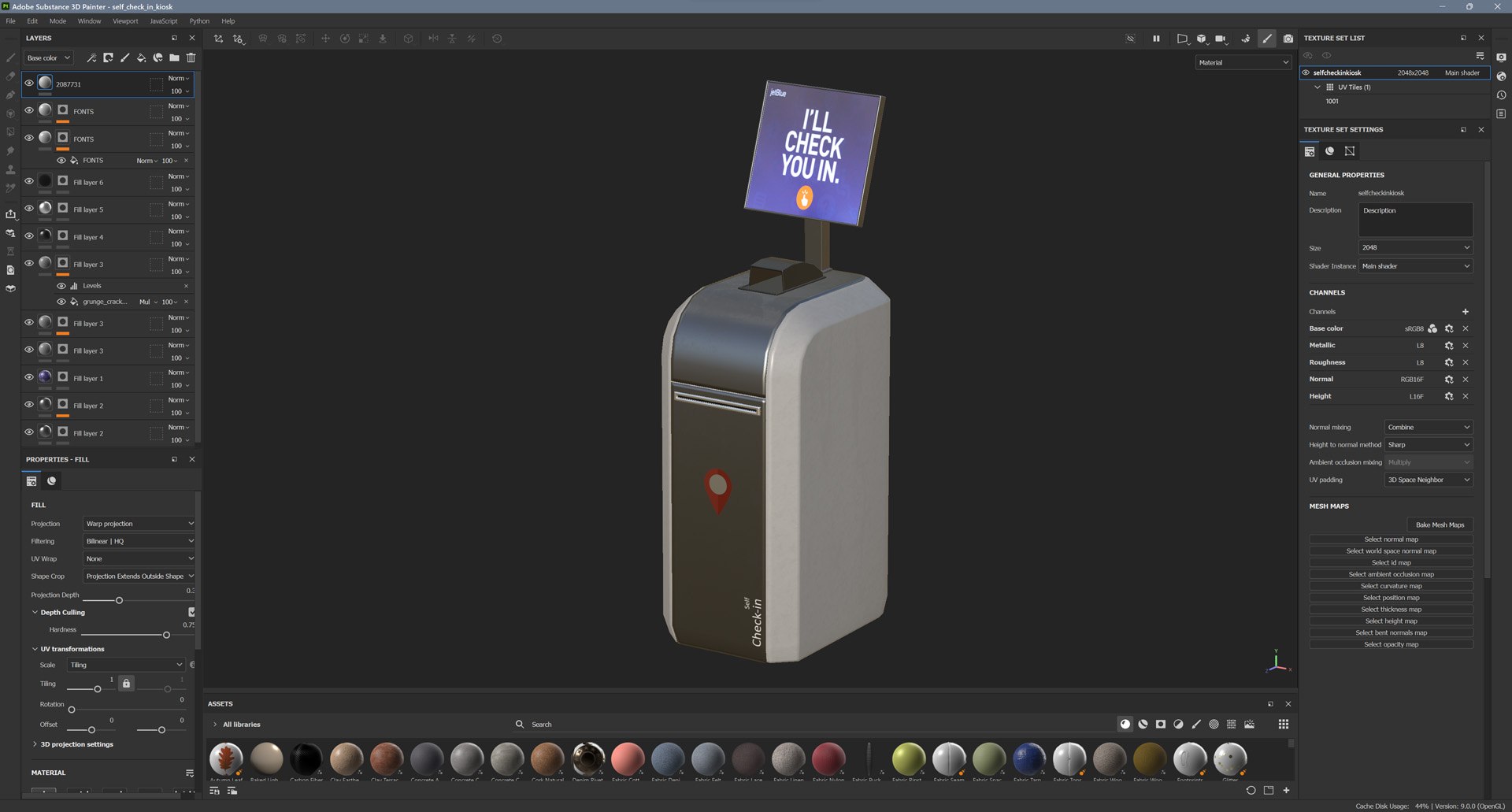 Self-checkin Kiosk 3D model - TurboSquid 2183590