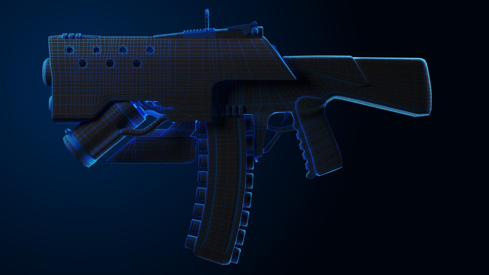 3D gun - TurboSquid 1159575