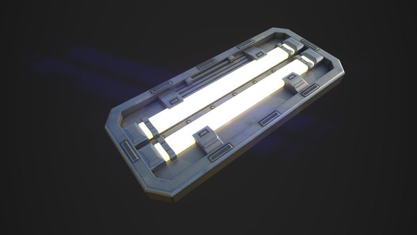 3D lamp sci fi model - TurboSquid 1214870