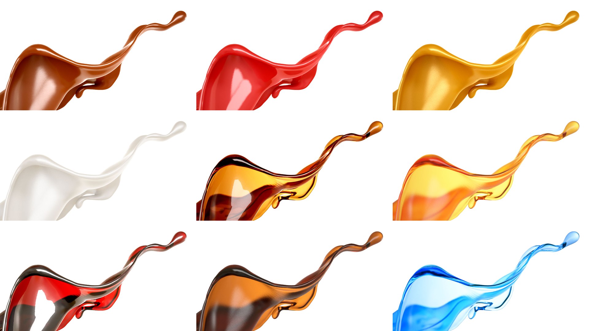 3D Splash Liquid Water Model - TurboSquid 1637797