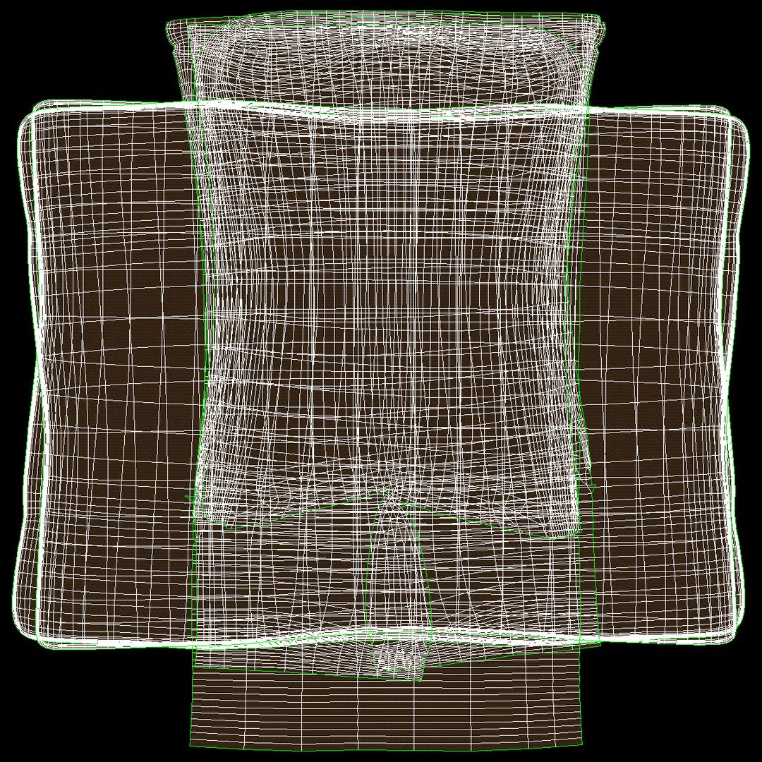 Modular fabric taupe model - TurboSquid 1690015
