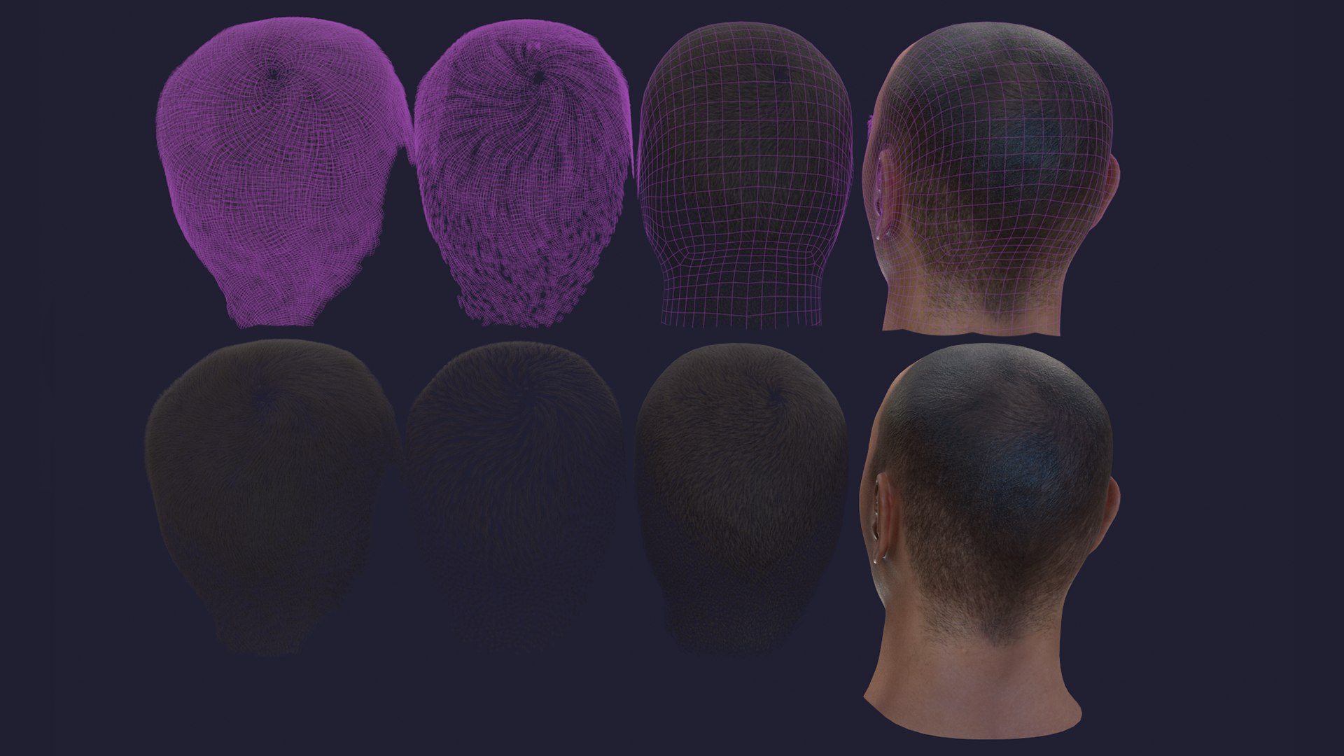 3D Office man with realtime hair UE4 ready to use model - TurboSquid ...