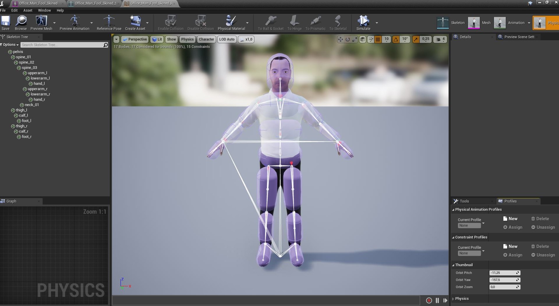 3D Office man with realtime hair UE4 ready to use model - TurboSquid ...