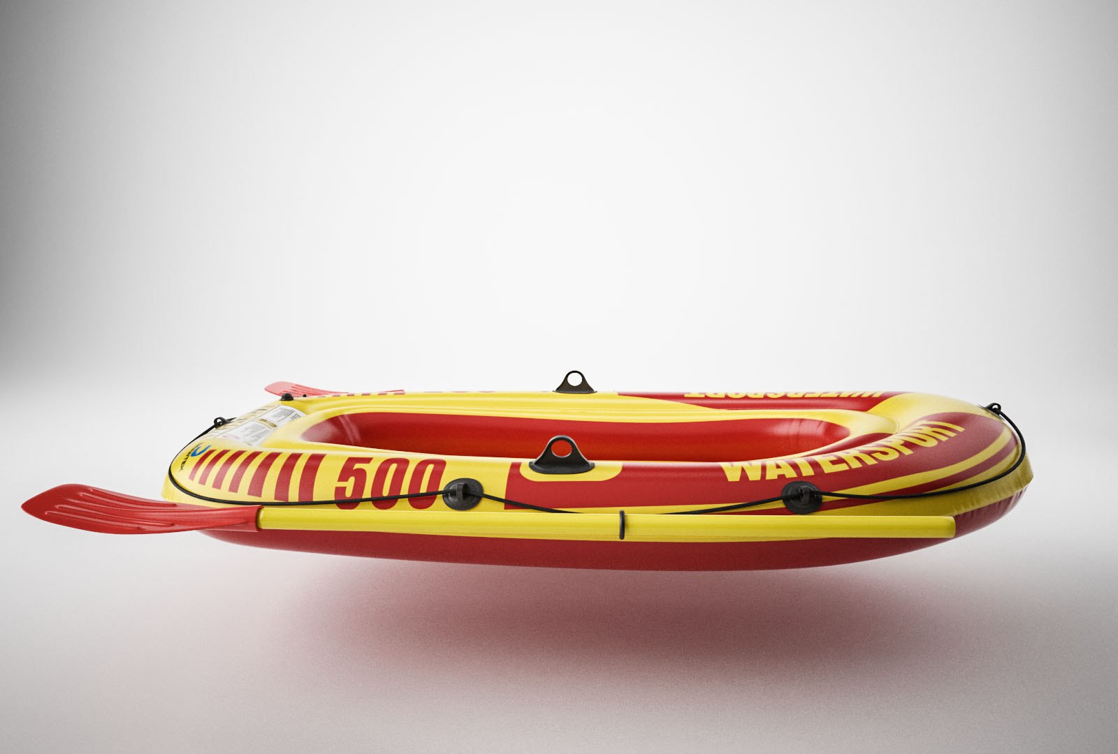Inflatable Rubber Boat 3D Model - TurboSquid 1207216