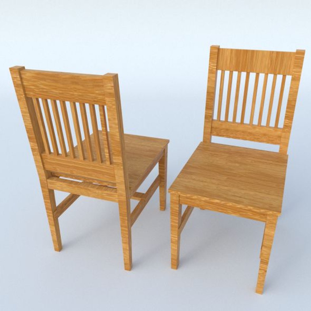 Dining Table Chair 3d Obj