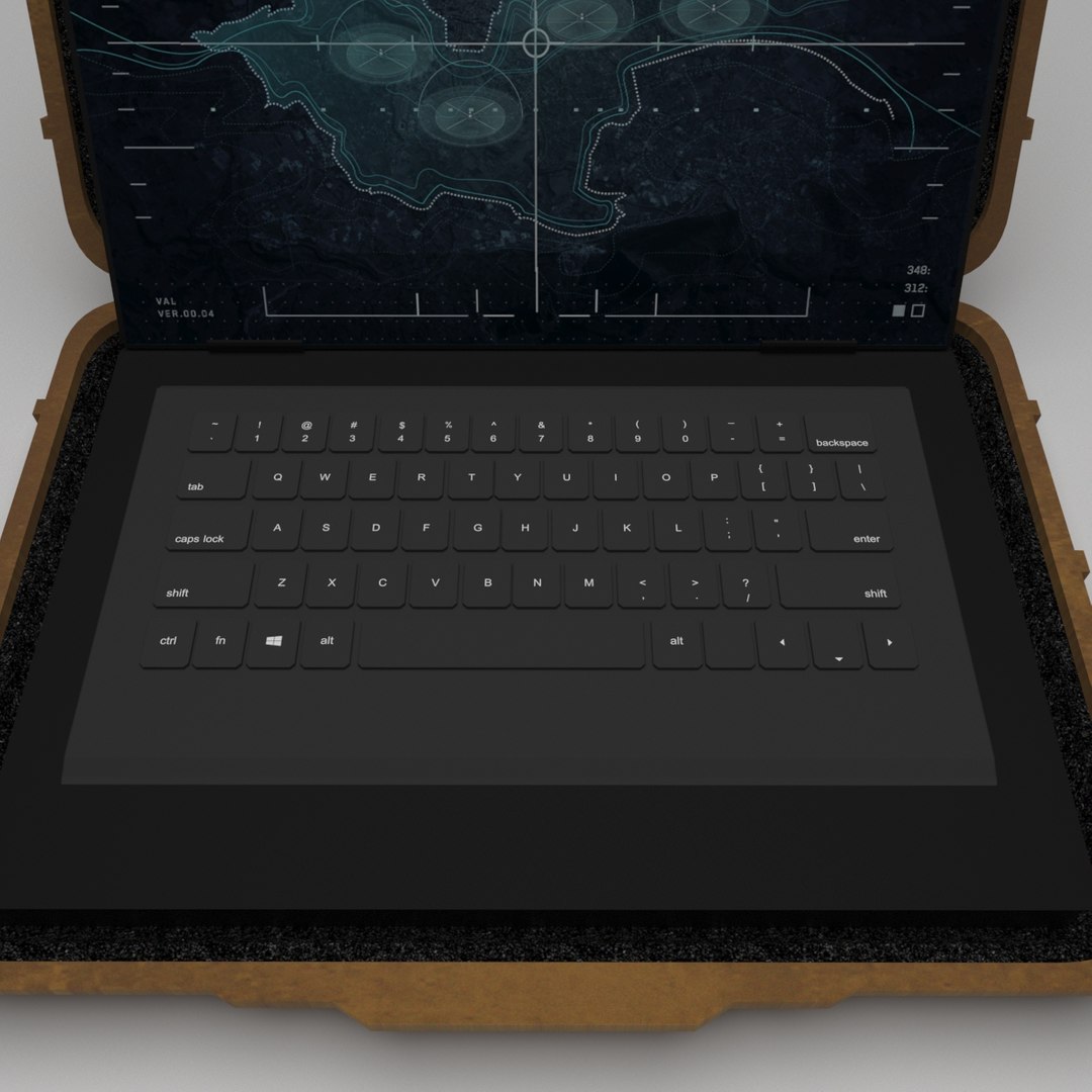 3D Military Laptop model - TurboSquid 2162782
