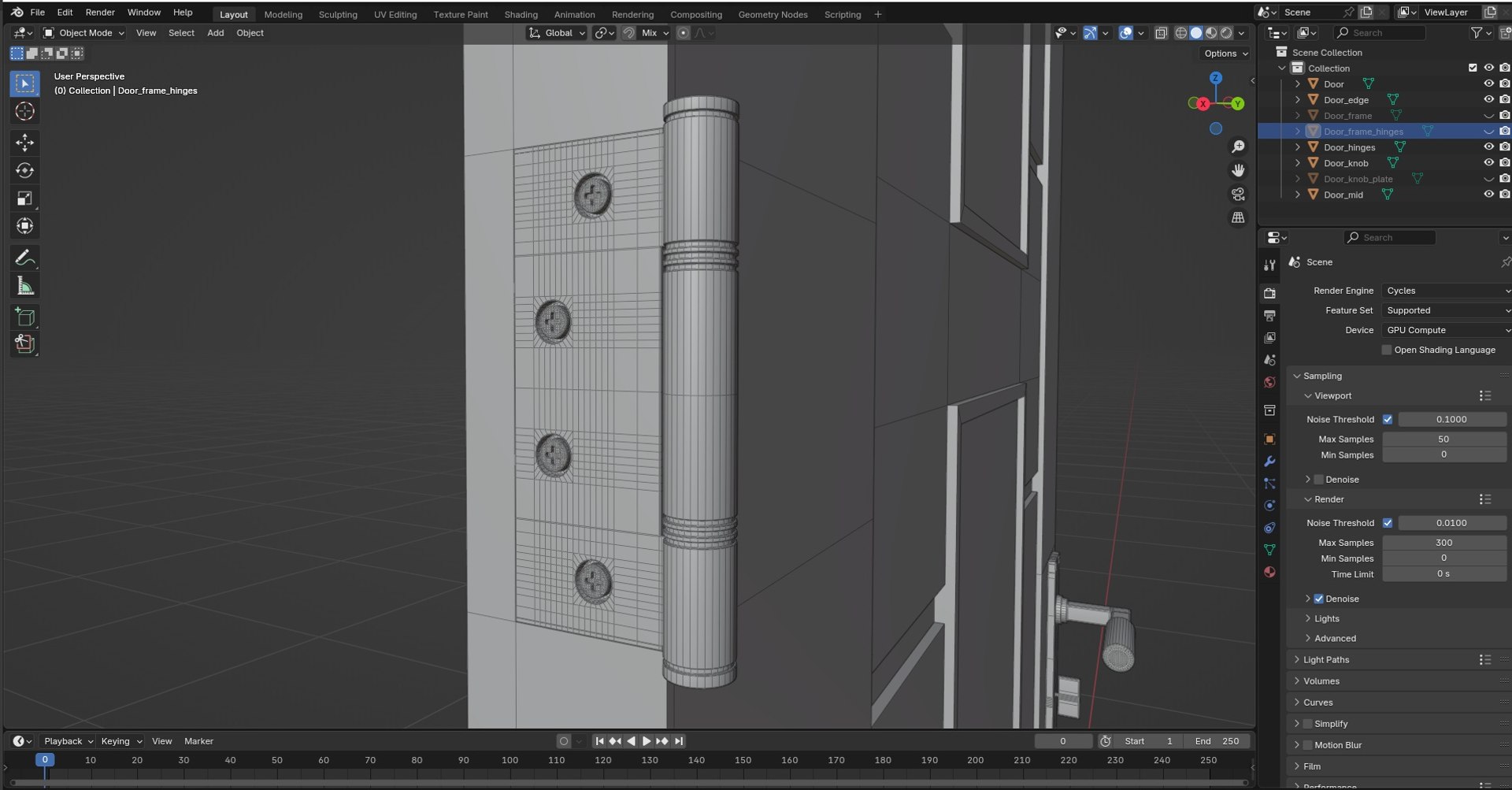 3D Model Door Design 38 - TurboSquid 2213642