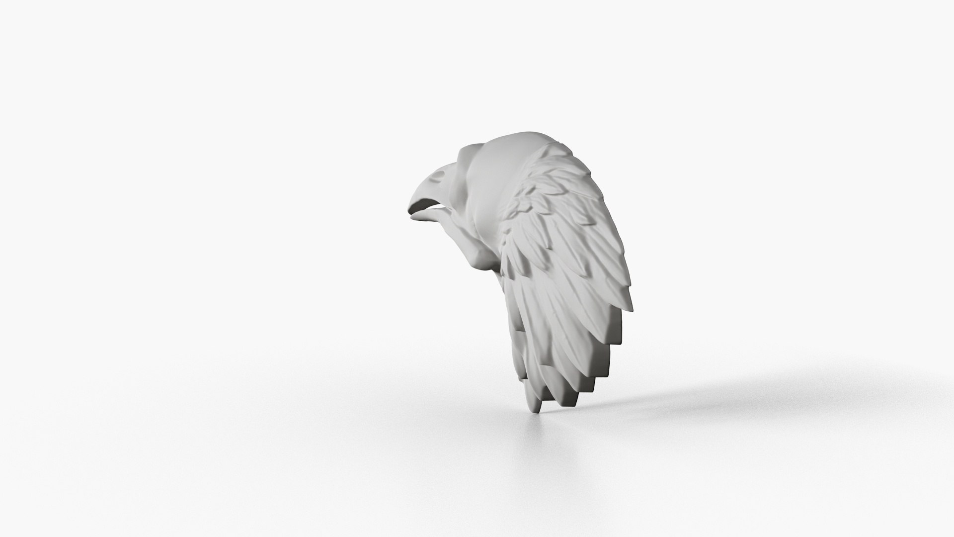 3D Crow Skull Relief 4 - TurboSquid 2287191